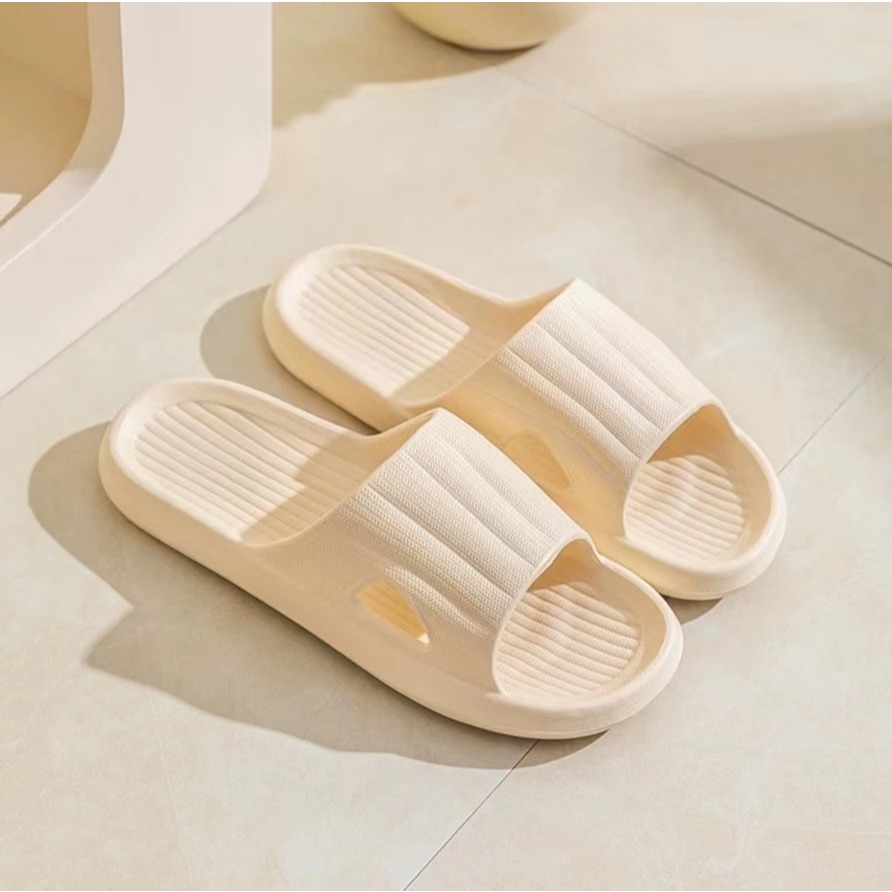 Soft and neutral anti slip indoor slippers, summer slippers | Shopee ...