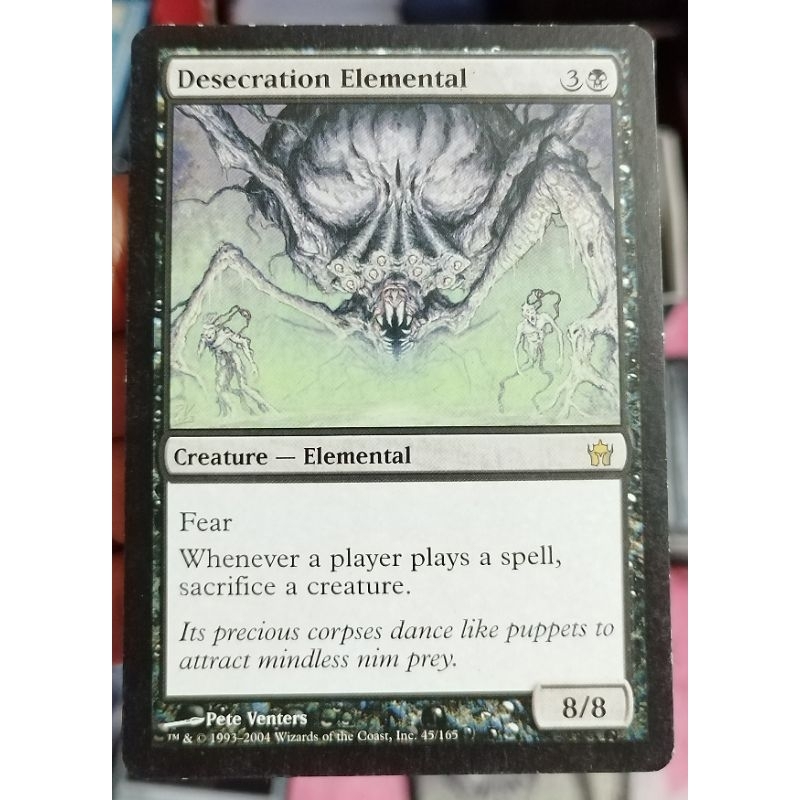 Desecration Elemental (Magic the gathering) | Shopee Philippines