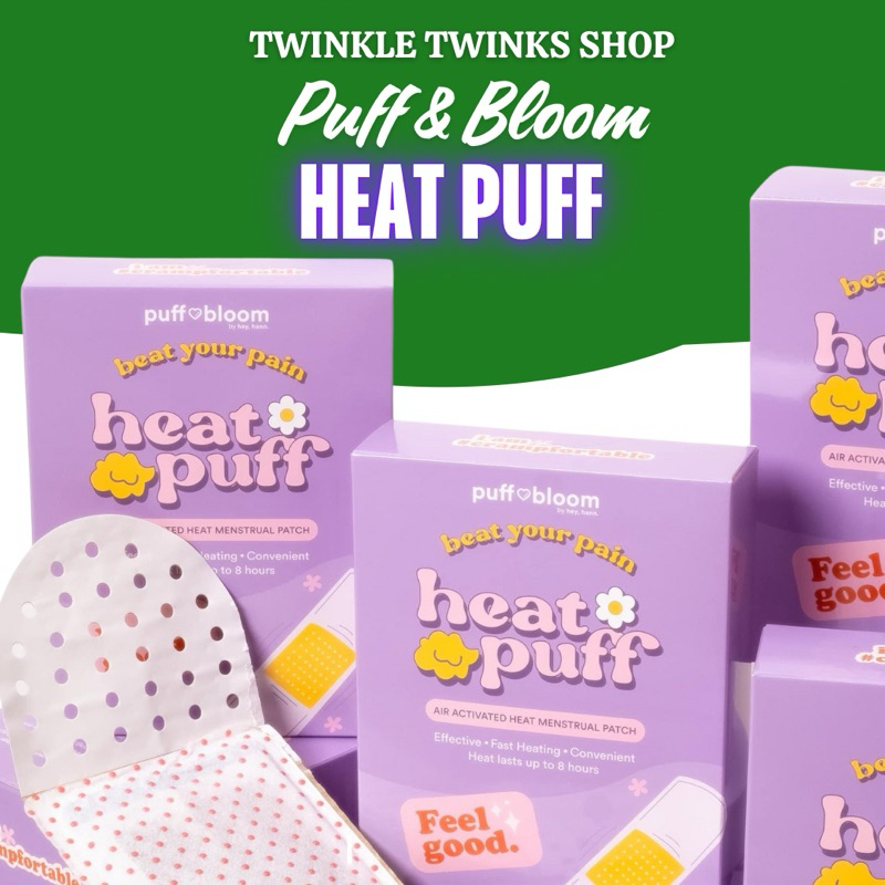 Heat Puff Air Activated Heat Menstrual Patch Puff & Bloom | Shopee ...