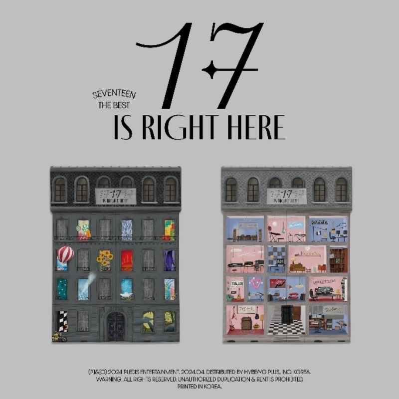 SEVENTEEN The Best album [17 Is Right Here] - photocard set svt pc unsealed tingi | Shopee ...