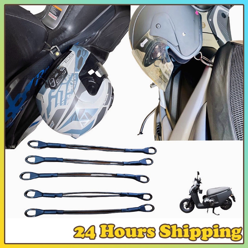 Helmet Anti-Theft Rope Motorcycle Helmet Bicycle Steel Cable Lock Rope ...