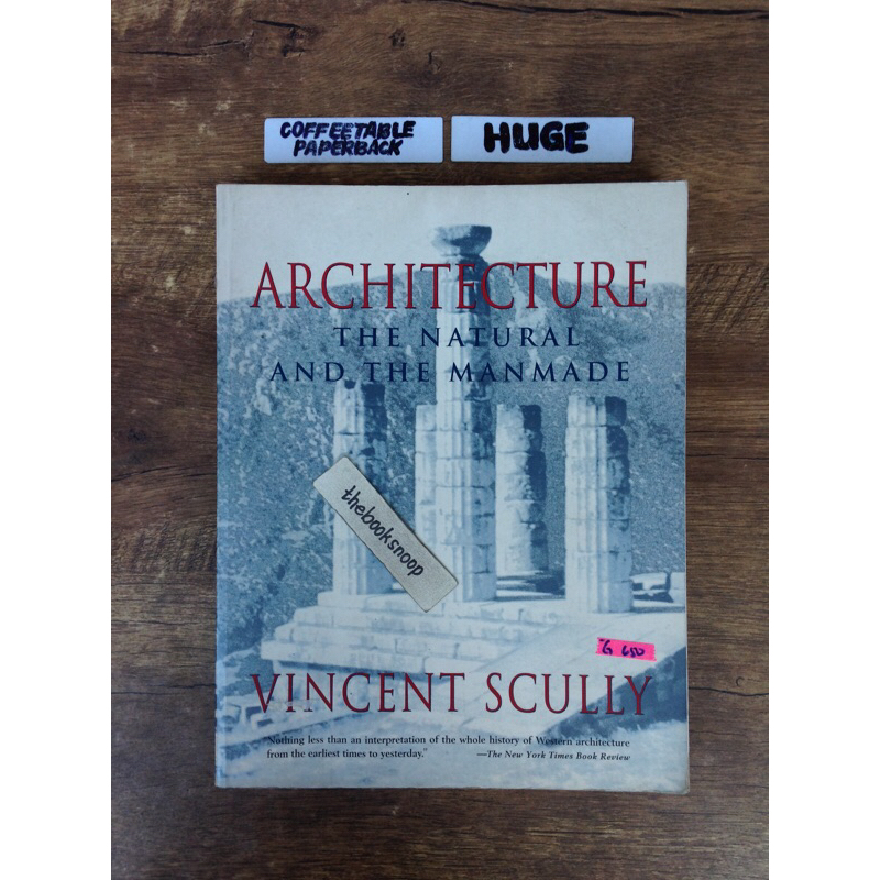 Architecture: The Natural and the Manmade Vincent Scully art | Shopee ...