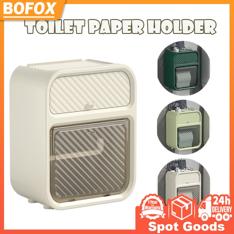 Drawer Waterproof Double-layer Tissue Storage Box for Bathroom Toilet ...