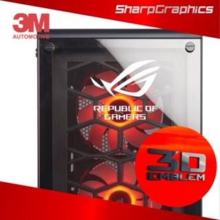 3D ASUS ROG 3D CPU Casing Emblem | Shopee Philippines