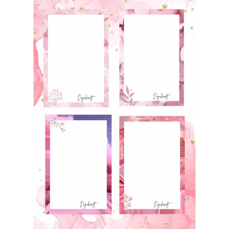 Personalized | Customized Notepad | Pink Aesthetic Design | Shopee ...