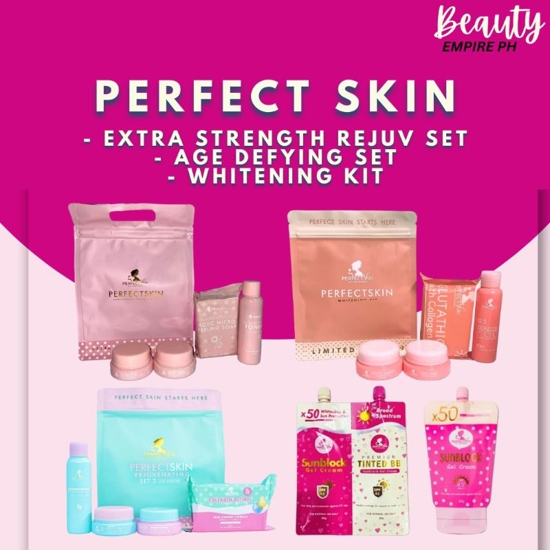 ORIGINAL Perfect Skin Rejuvenating Kit/ Perfect Skin Whitening Kit/ Set ...