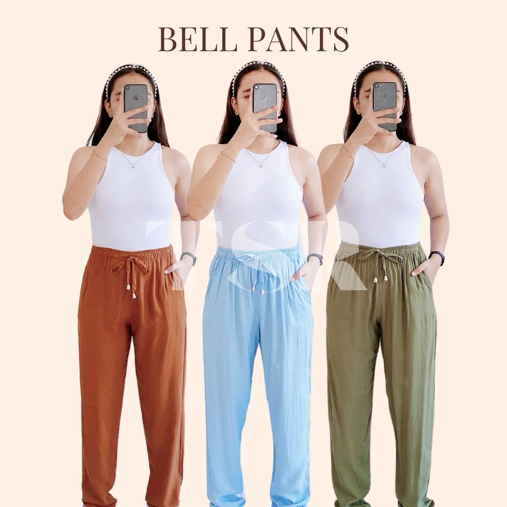 TSR Bell Pants (Trendy Korean Inspired Fashion Drape Challis Candy ...