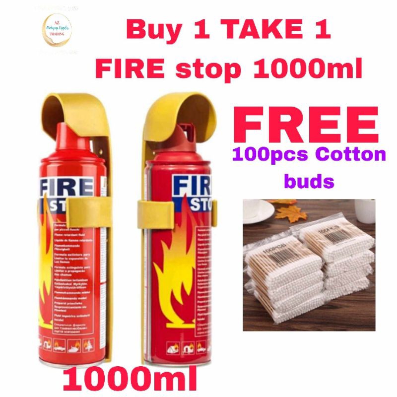 BUY 1 TAKE 1 1000ml Original Portable Stop Fire Extinguisher best ...