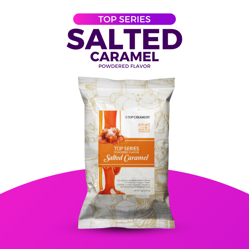 Top Creamery Salted Caramel Powdered Flavor 1kg | Shopee Philippines