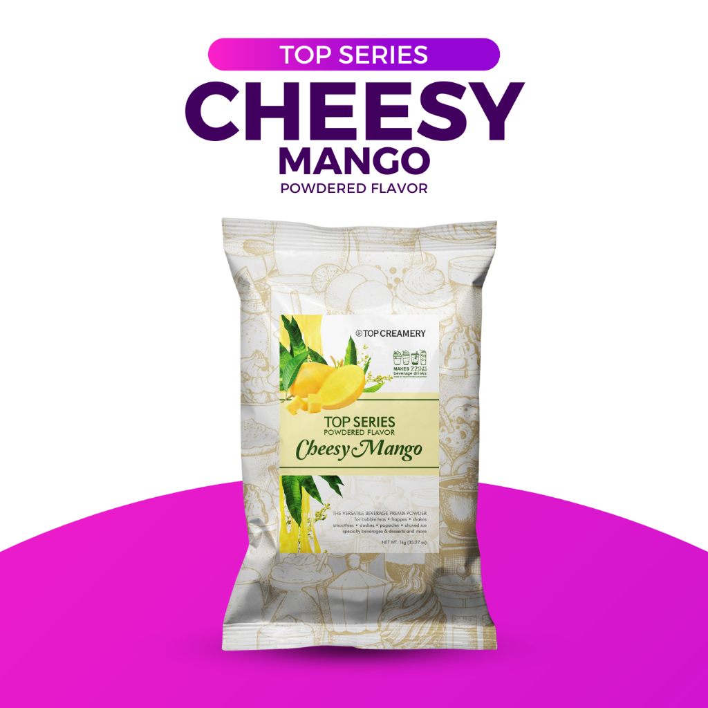 Top Creamery Cheesy Mango Powdered Flavor 1kg | Shopee Philippines