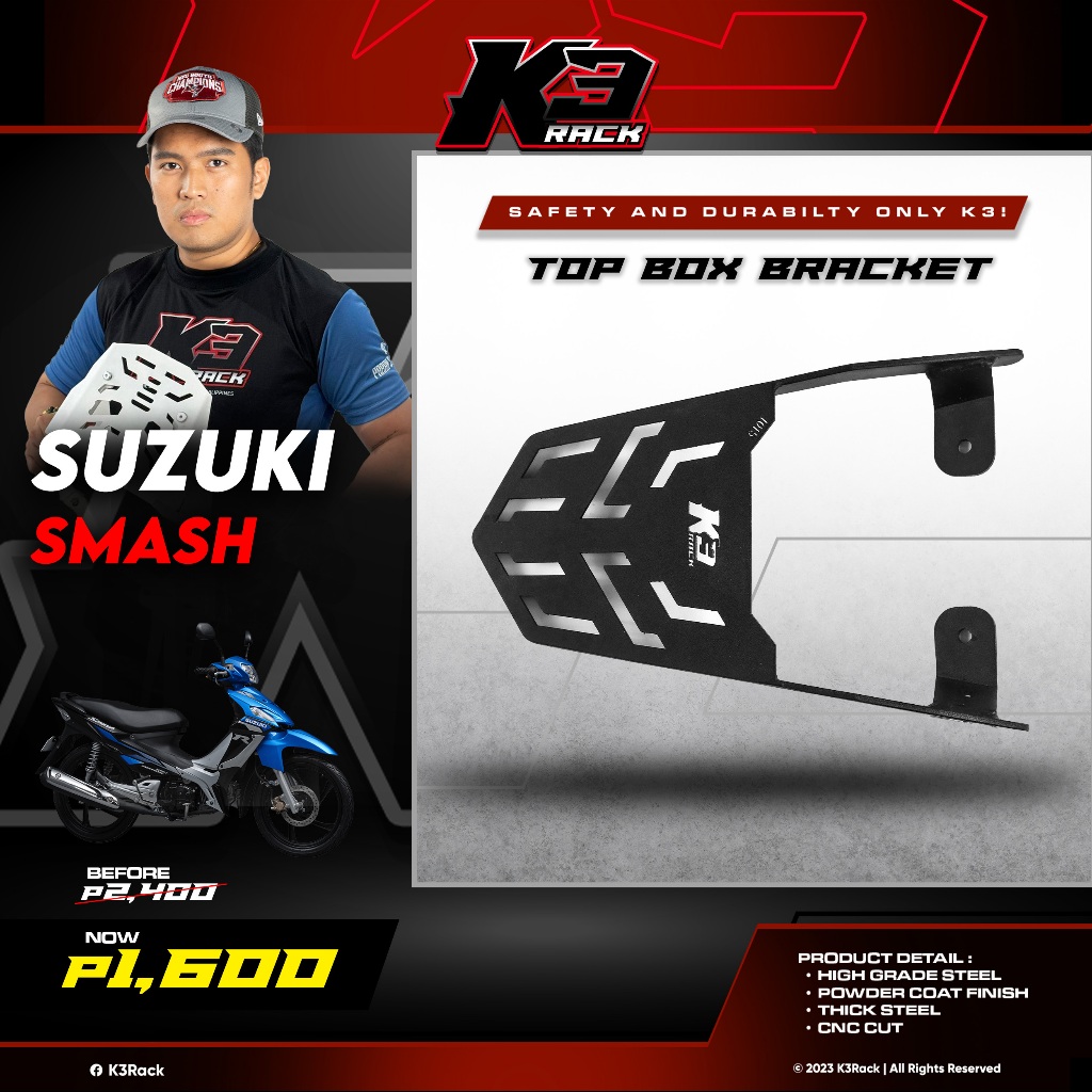 K3 Rack Bracket for SMASH | Shopee Philippines