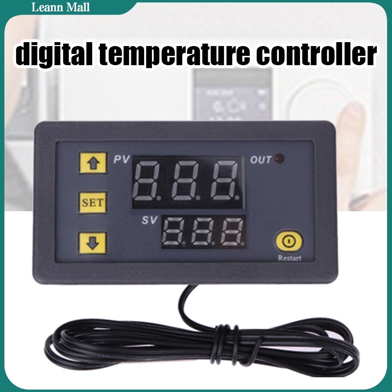 12V Digital Temperature Controller Heating Cooling Thermostat For Heating And Cooling Controller ...