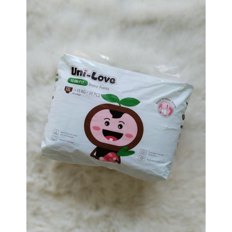 UNILOVE SLIMFIT BABY DIAPER 30's ( XXL ) | Shopee Philippines
