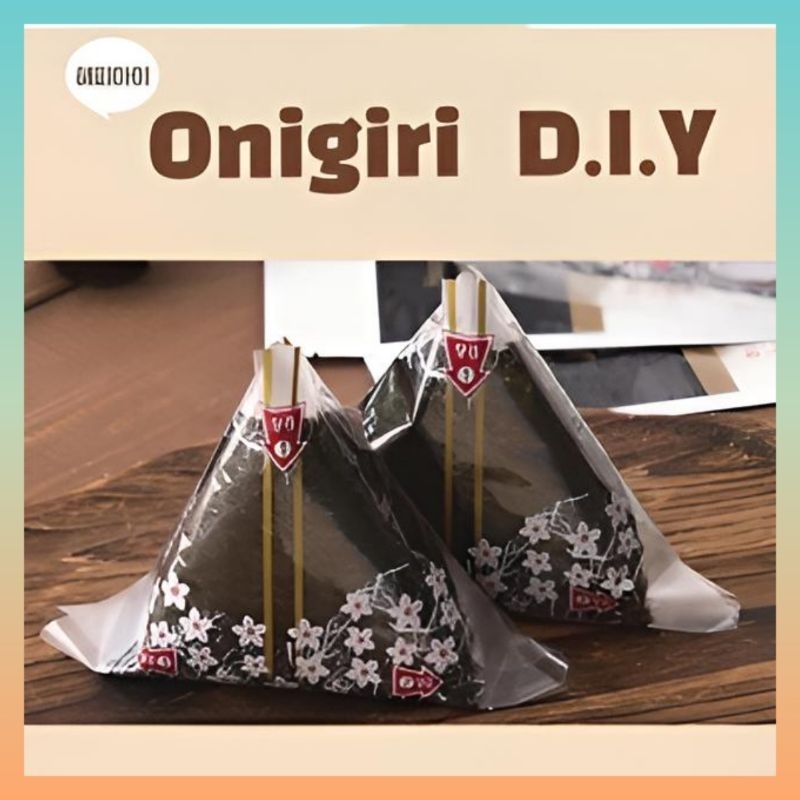 100 sheets Onigiri Nori Seaweed Wrapper Triangle Kimbap Sushi Laver (50 ...