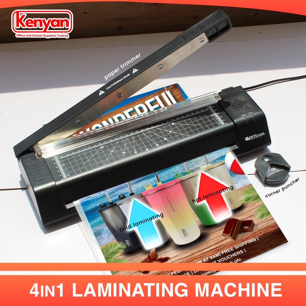 4in1 Laminator A3 Size with Corner Puncher & Cutter Hot / Cold ...