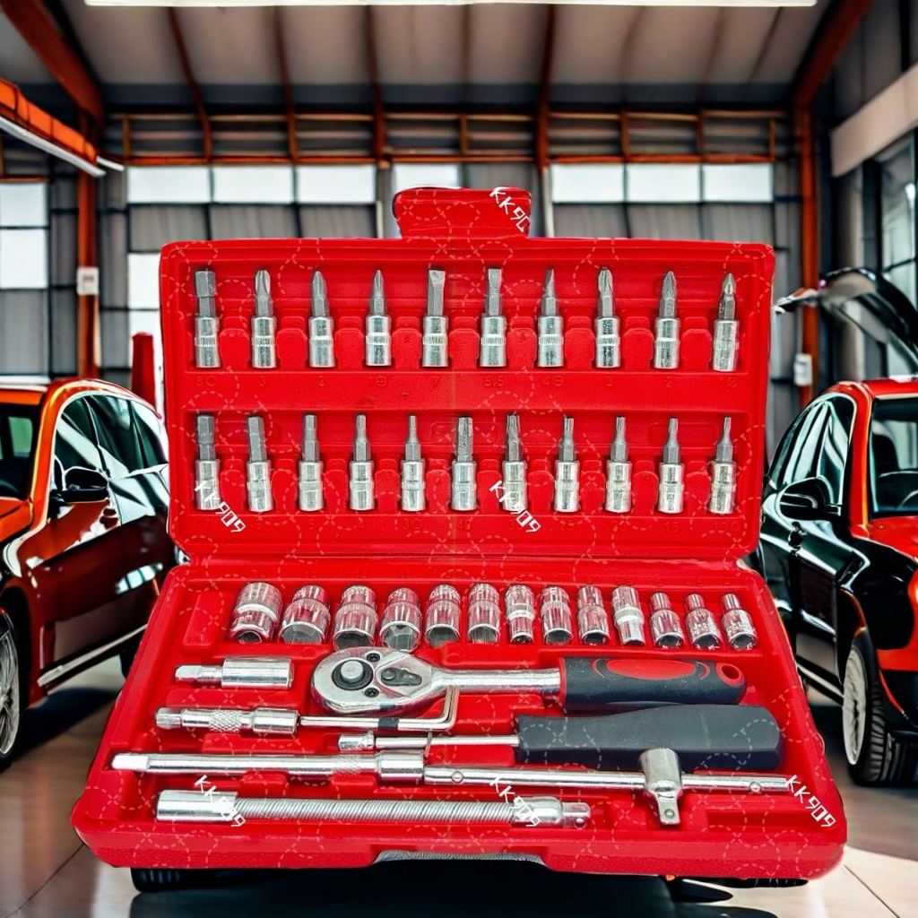Tools 46 pcs Hand Tool Set Repair Kit Set For Mekaniko Automotive ...