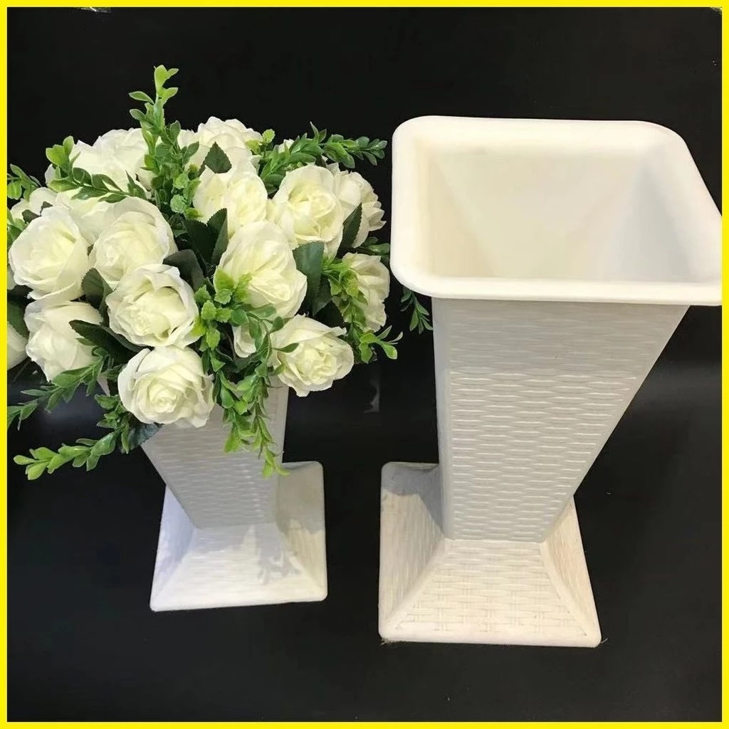 WHITE SQUARE ROMAN POT #821 | Shopee Philippines