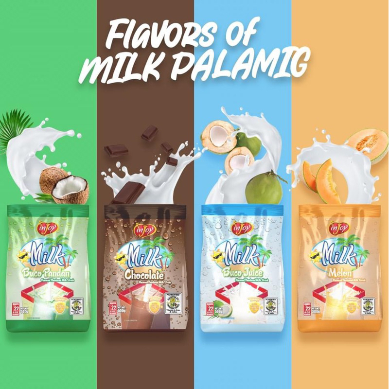 Injoy Milk Palamig 500g / Melon Buko Pandan Buco Choco Malt | Shopee ...