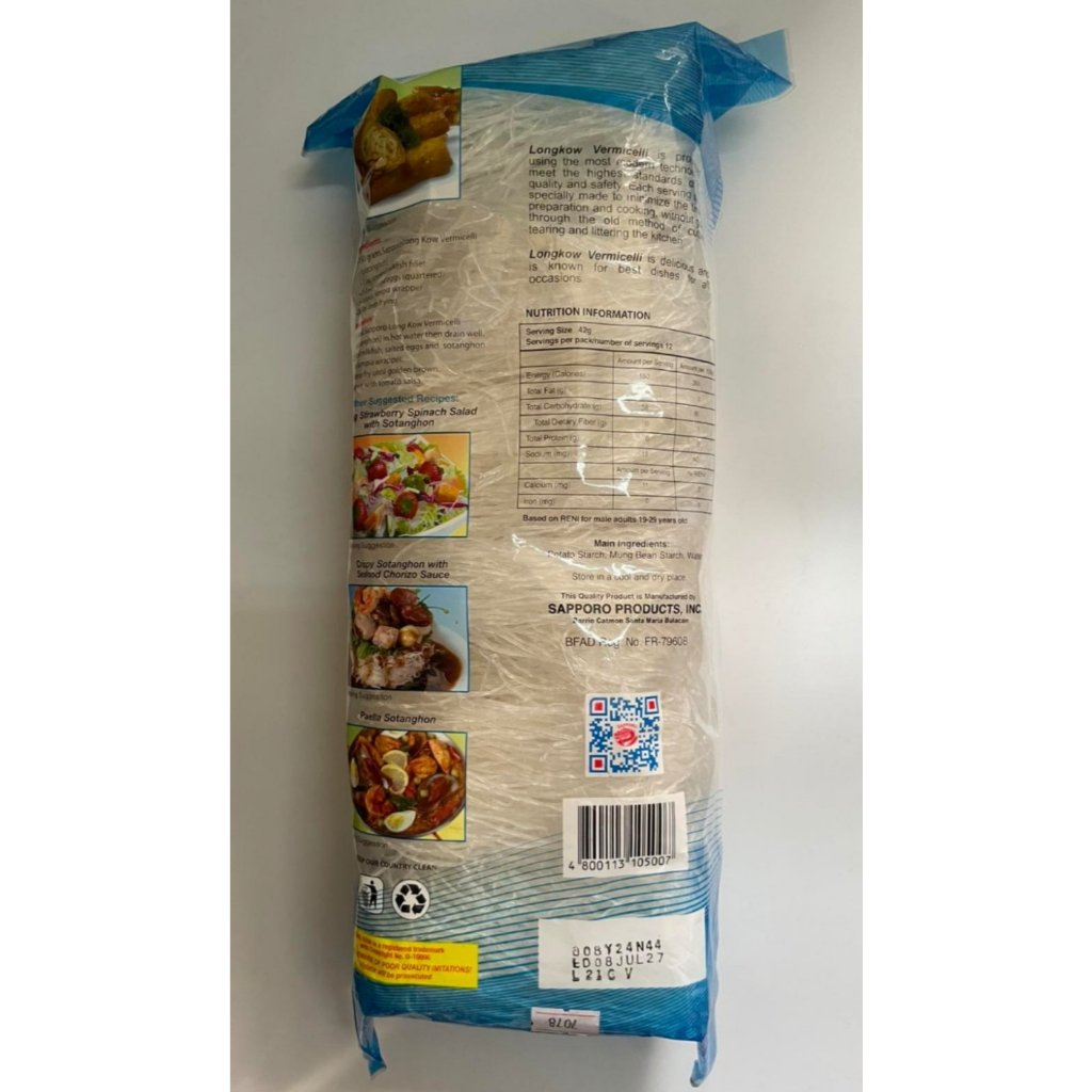 ORIGINAL SAPPORO Long Kow Vermicelli Sotanghon | Shopee Philippines