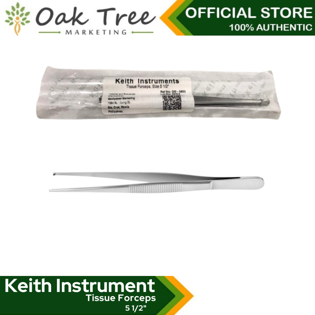 Tissue Forceps 5 1/2" - (KEITH) Instruments | Shopee Philippines