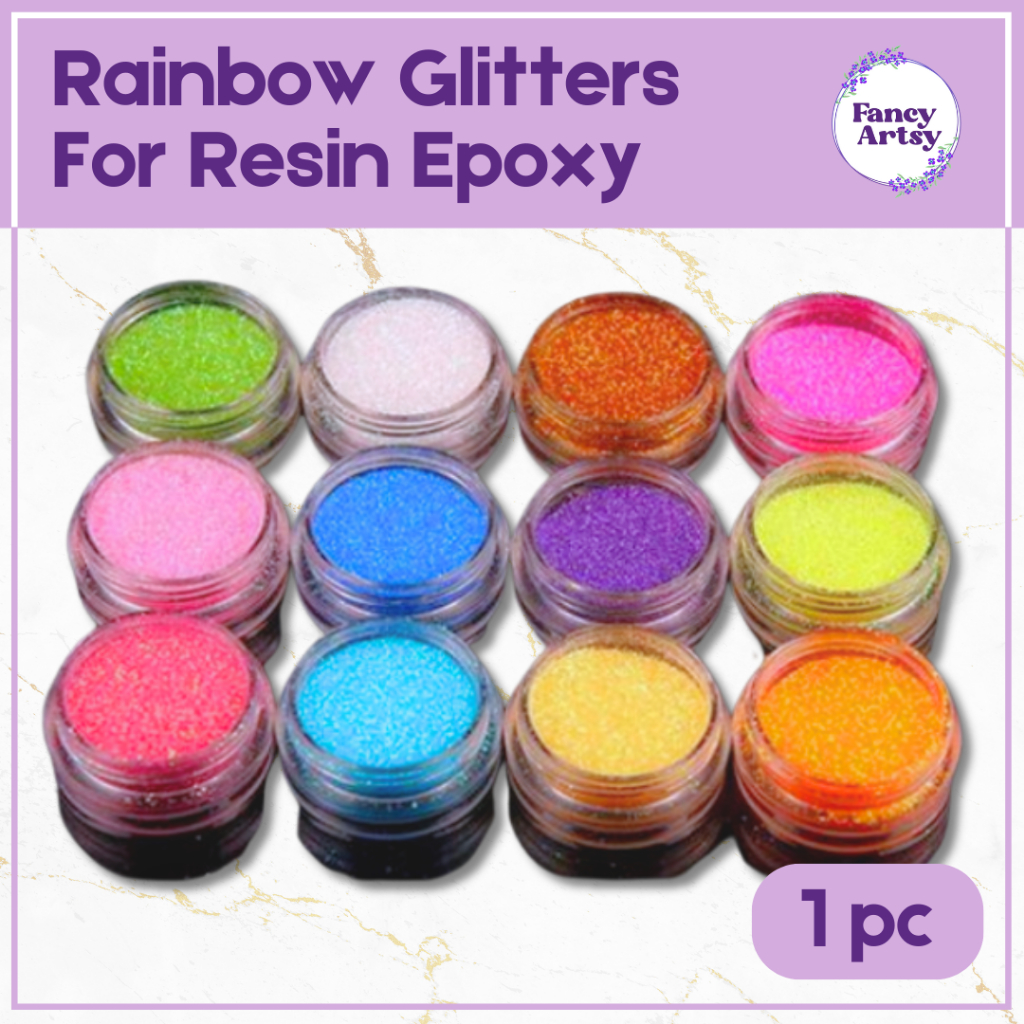 1pc Rainbow Glitter for Arts & Crafts,Glitters For Resin Epoxy Glitter ...