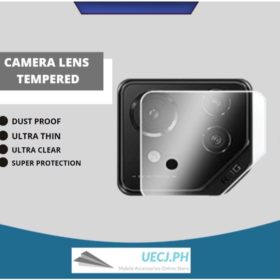 ASUS ROG 8 / 8 PRO / 3 / ROG 5 Camera Tempered Glass Premium Protector ...