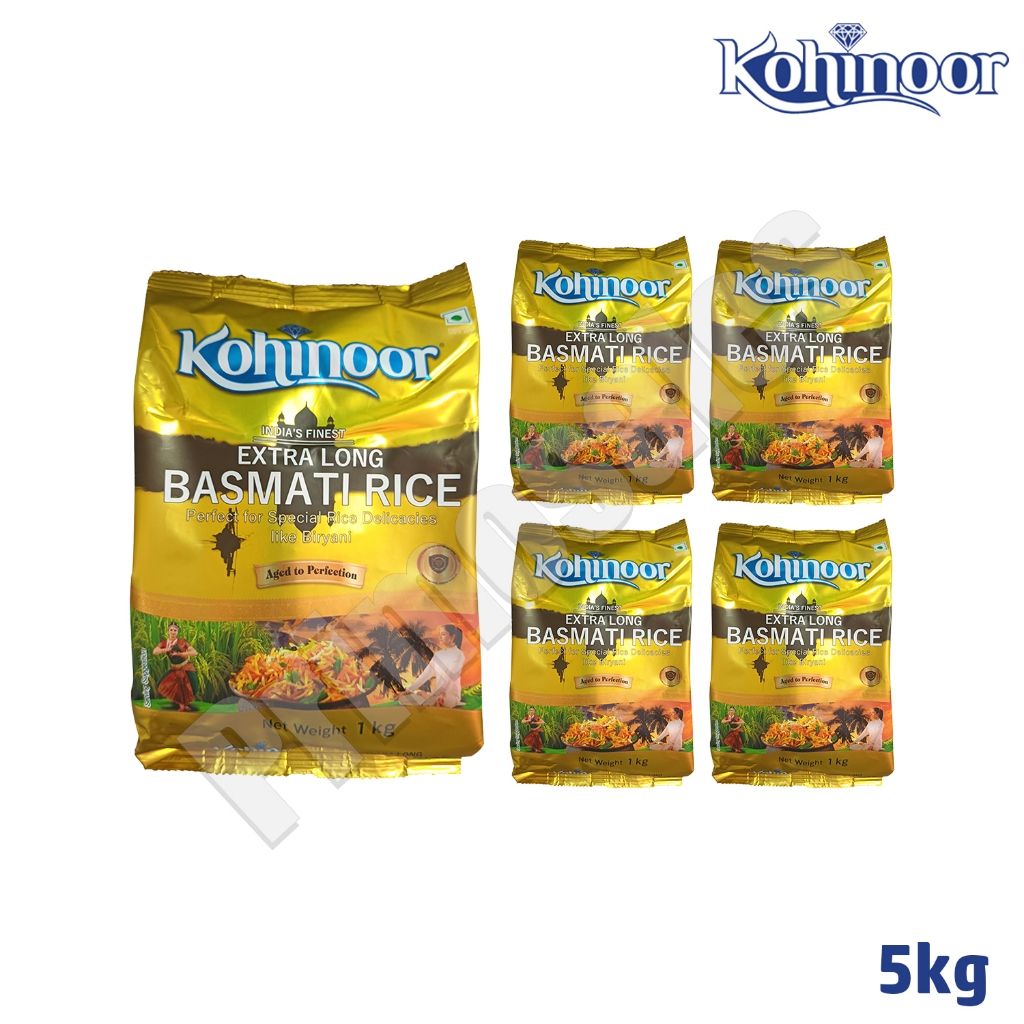 Kohinoor Extra long Basmati Rice (Gold) 5kg Perfect for special rice ...