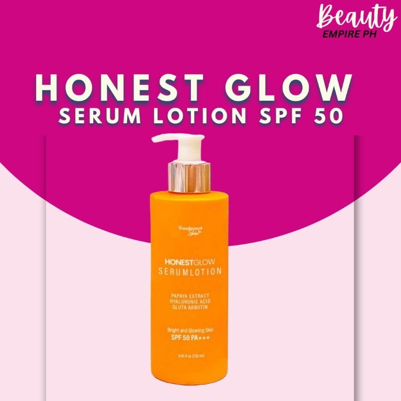 Honest Glow Serum Lotion Spf50 | Shopee Philippines