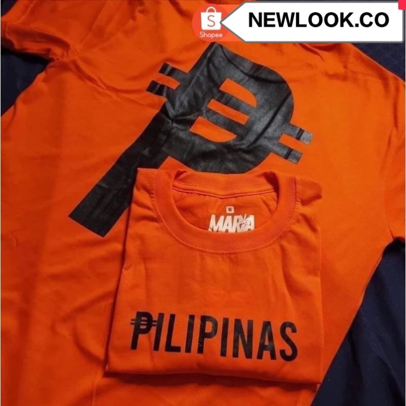 PILIPINAS peso sign Quality 100% Cotton tshirt Unisex | Shopee Philippines