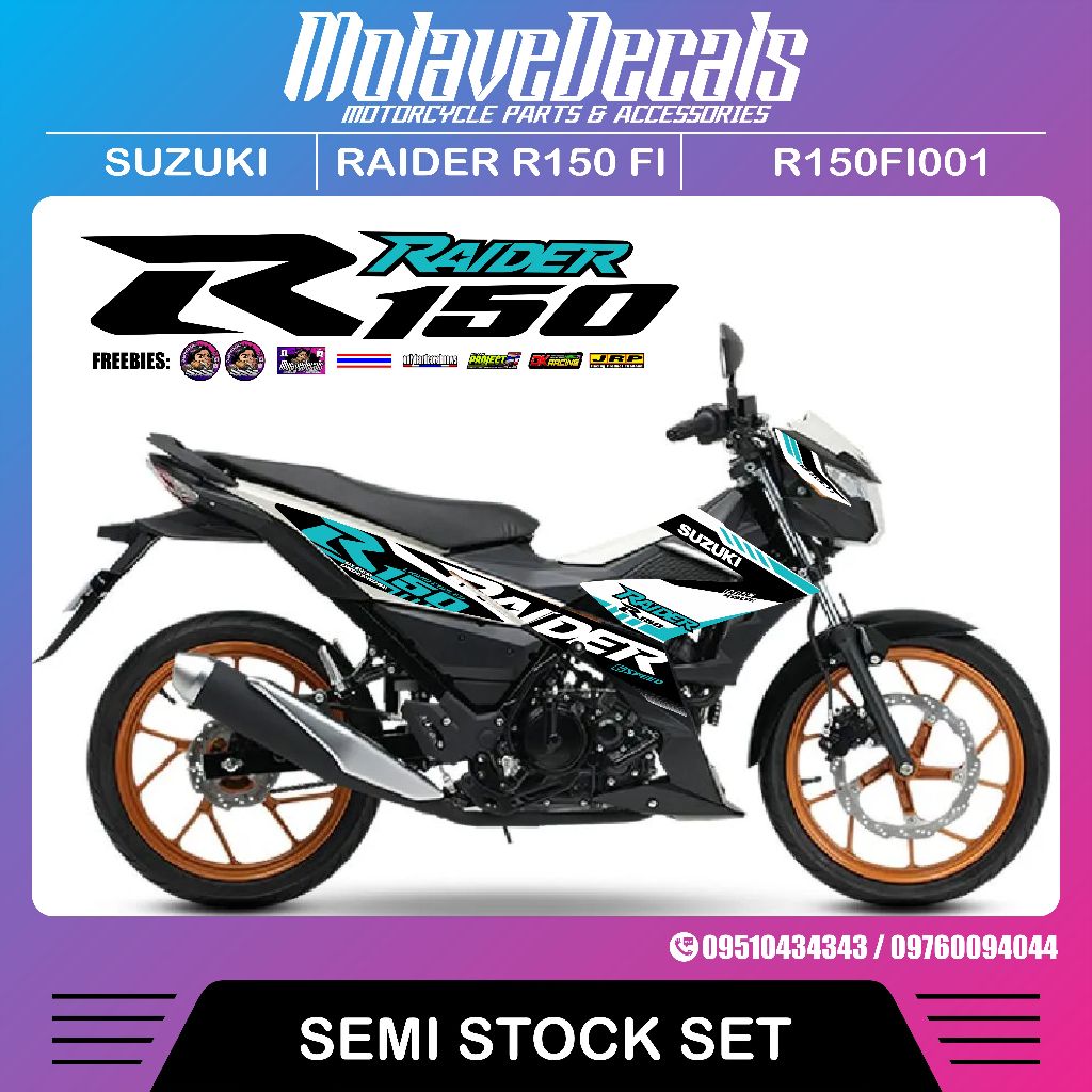 Suzuki Raider R150 FI 2021 Stock Decals R150FI001 | Shopee Philippines