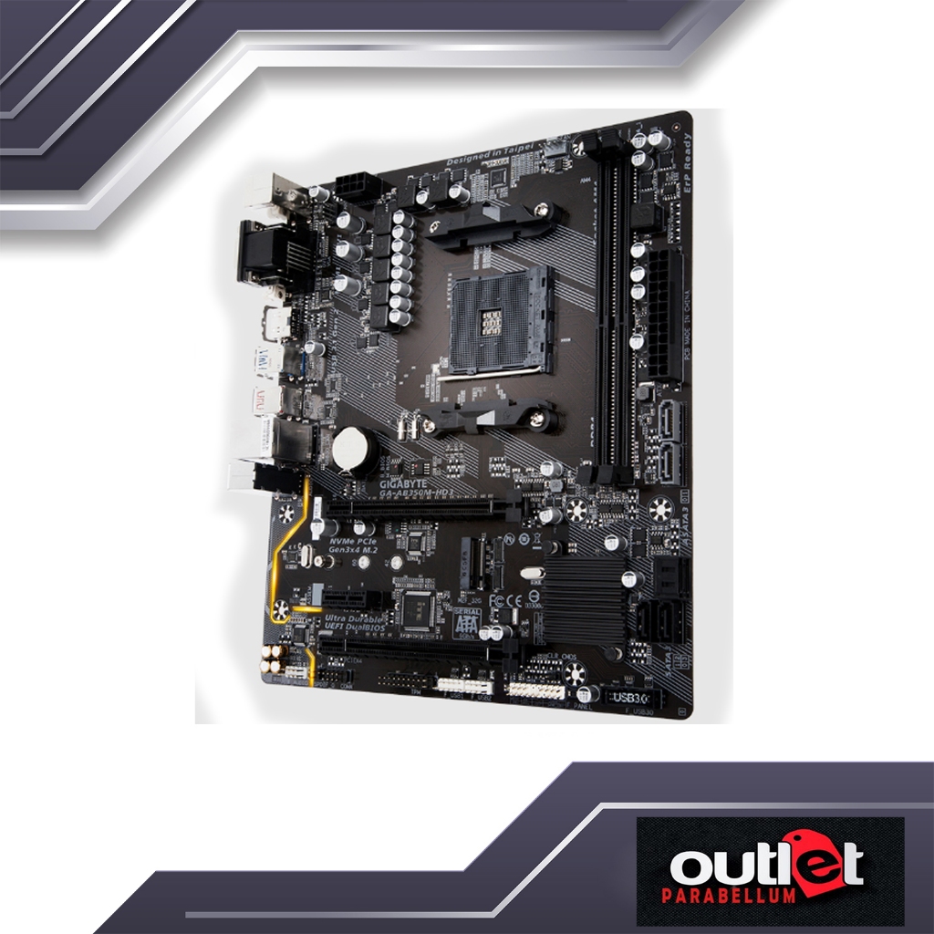REFURBISHED GIGABYTE GA-AB350M-HD3 AMD B350 AM4 DDR4 MATX MOTHERBOARD ...