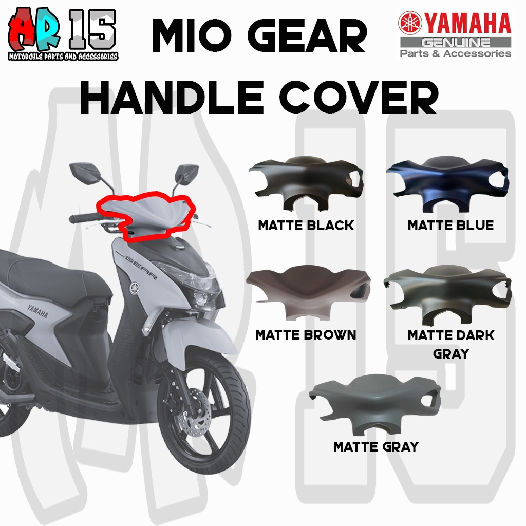 MIO GEAR FRONT HANDLE COVER (YAMAHA GENUINE PARTS) (YGP) | Shopee ...