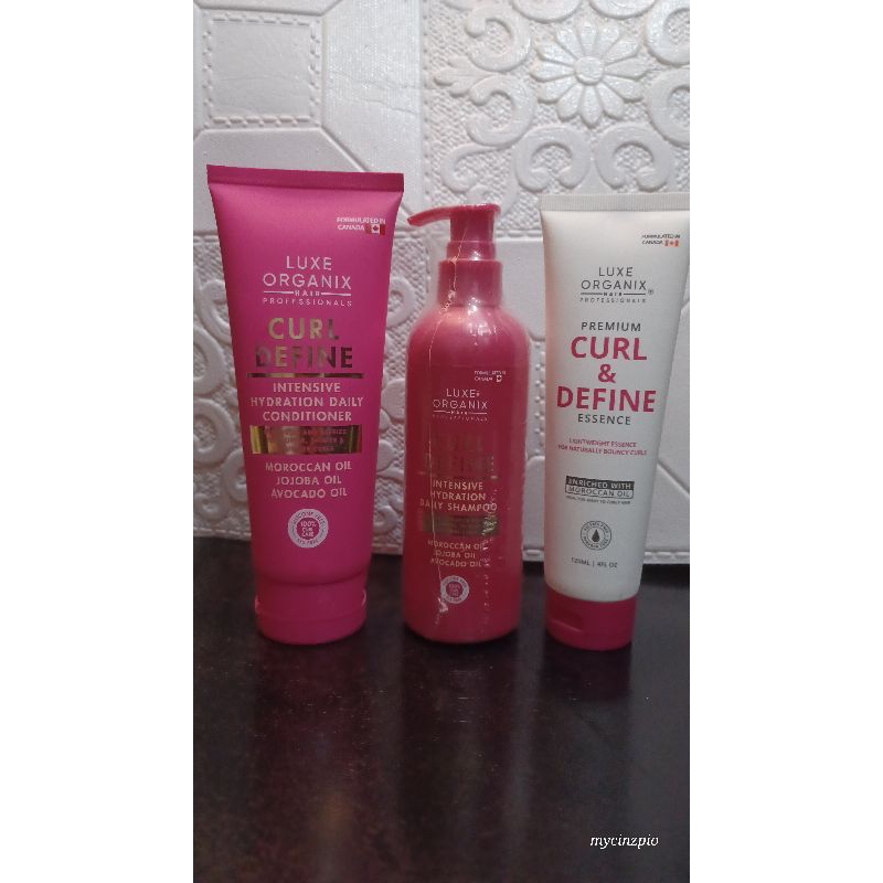 Luxe Organix Curl Define Intensive Hydration Shampoo/Conditioner ...