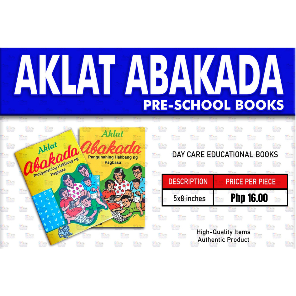 Aklat ng abakada Pre-school Books | Shopee Philippines