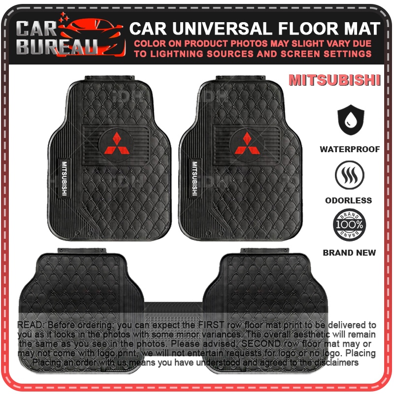 MITSUBISHI Universal Car Matting Universal Floor Mat Premium Rubber Mat ...
