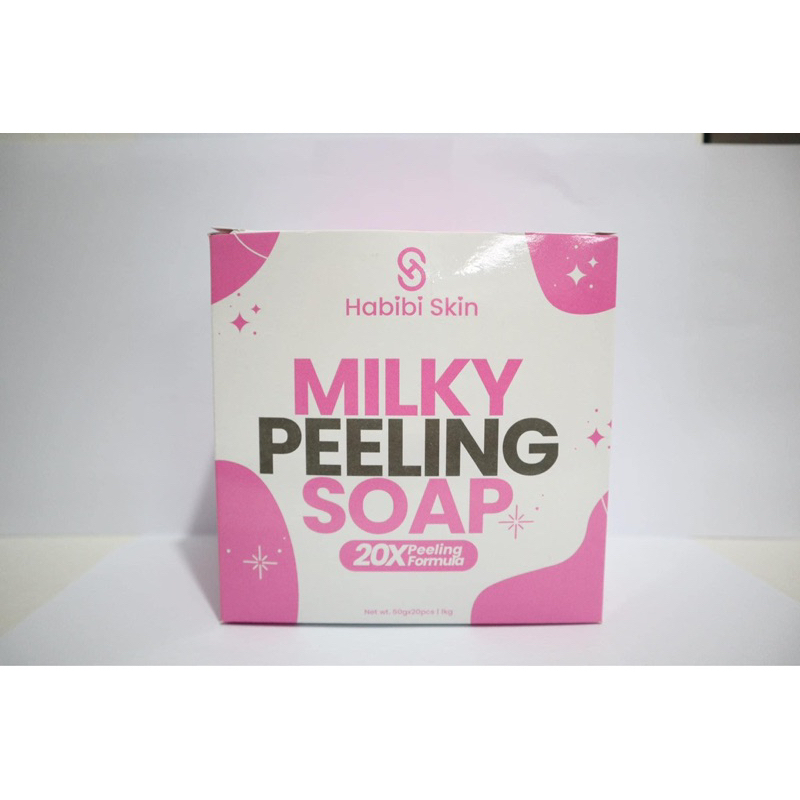 HABIBI MILKY PEELING SOAP 20 BARS IN 1 BOX BY CRISSA LIAGING | Shopee ...