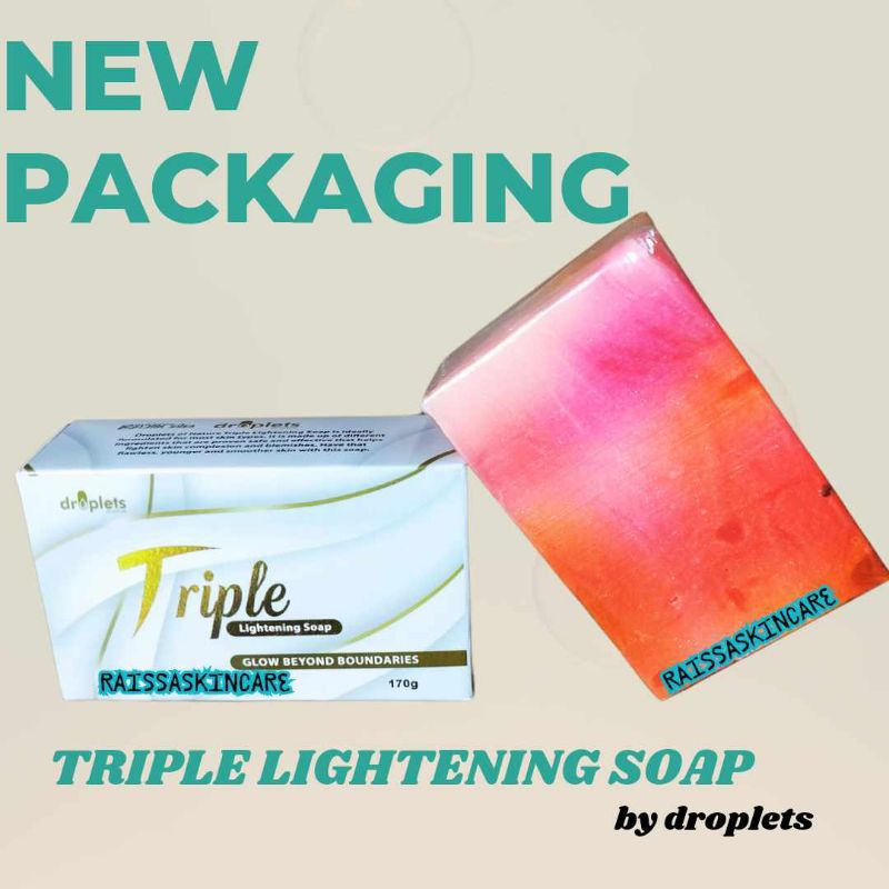 Droplets Triple Lightening Soap 170g | Shopee Philippines
