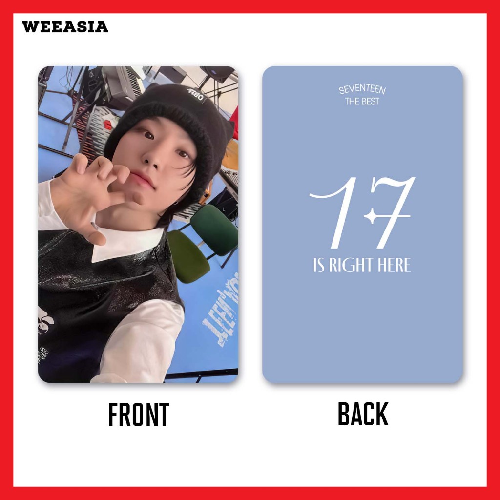SEVENTEEN 17 IS RIGHT HERE WEVERSE LUCKY DRAW LOMO CARDS PHOTOCARDS with FREEBIES | WEEASIA ver ...
