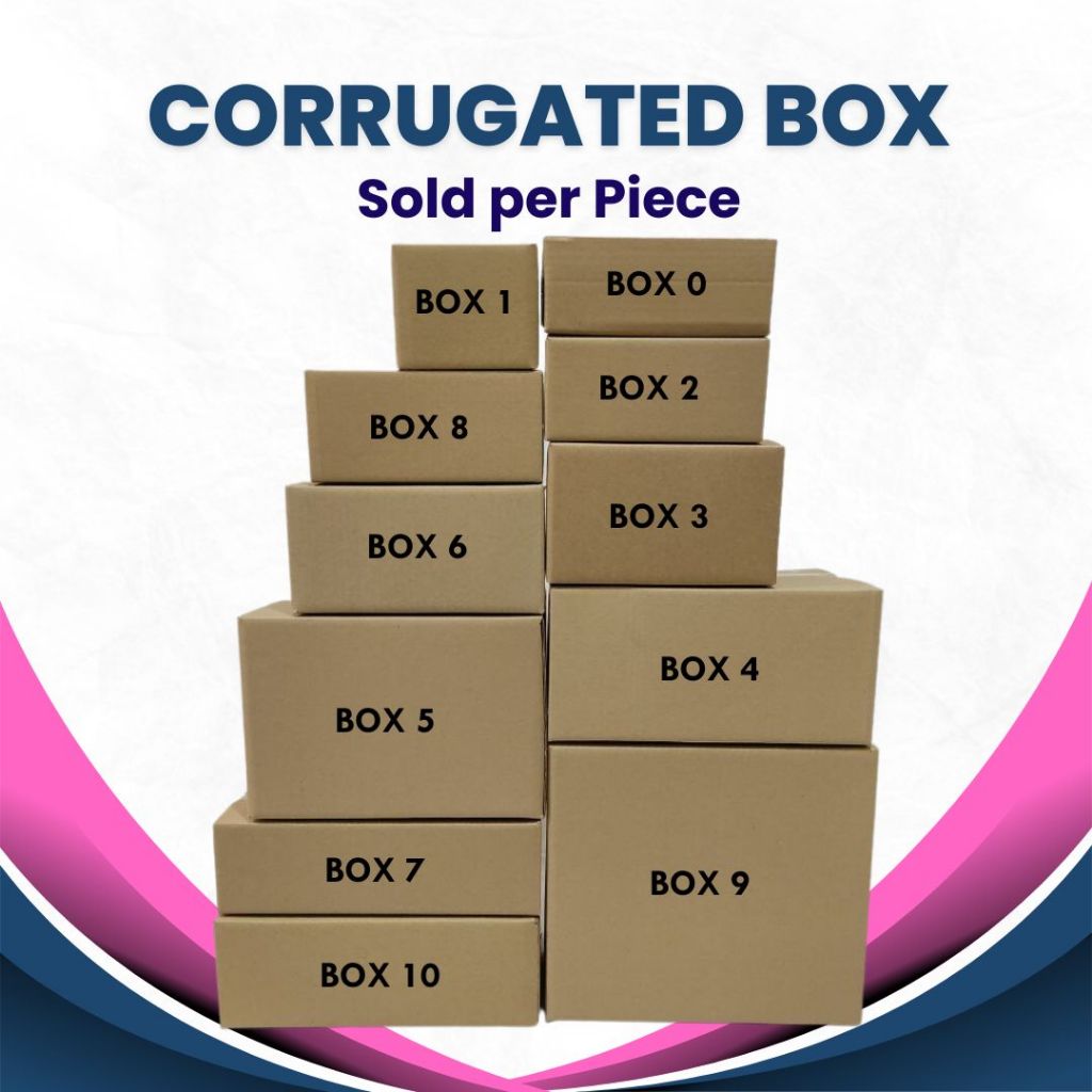 10 pcs Shipping Box || Courier Box || RSC Boxes|| Corrugated Box ...