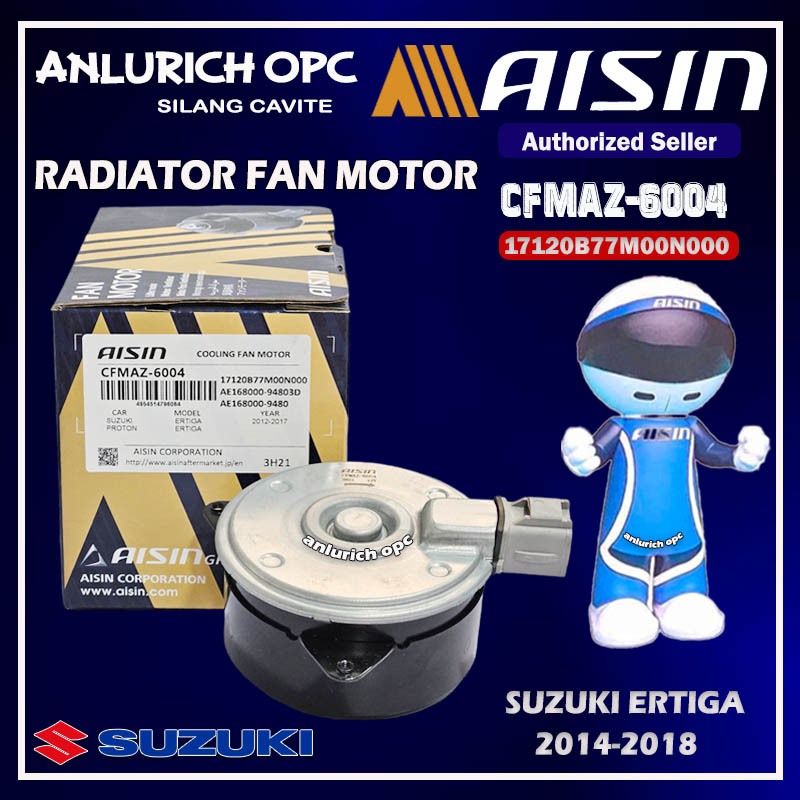 AISIN RADIATOR FAN MOTOR SUZUKI ERTIGA 2014-2018 17120B77M00N000 MADE ...