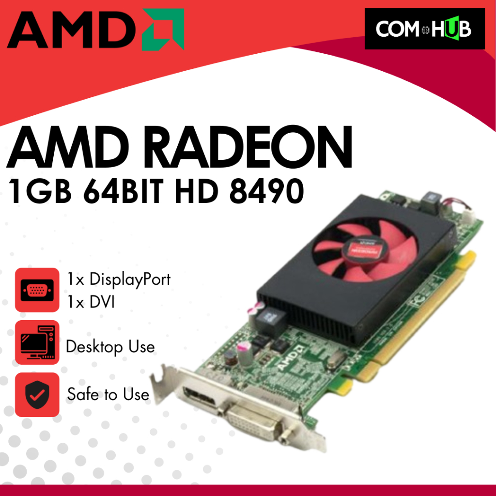 Com Hub PC | AMD Radeon HD 8490 1GB 64-Bit DDR3 Directx 11 Graphics ...