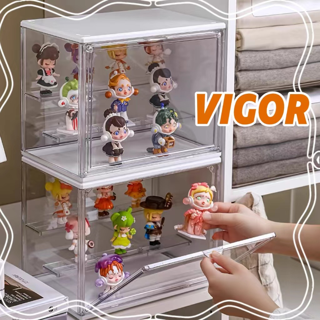 POPMART Acrylic Storage Organizer Transparent display stackable ...