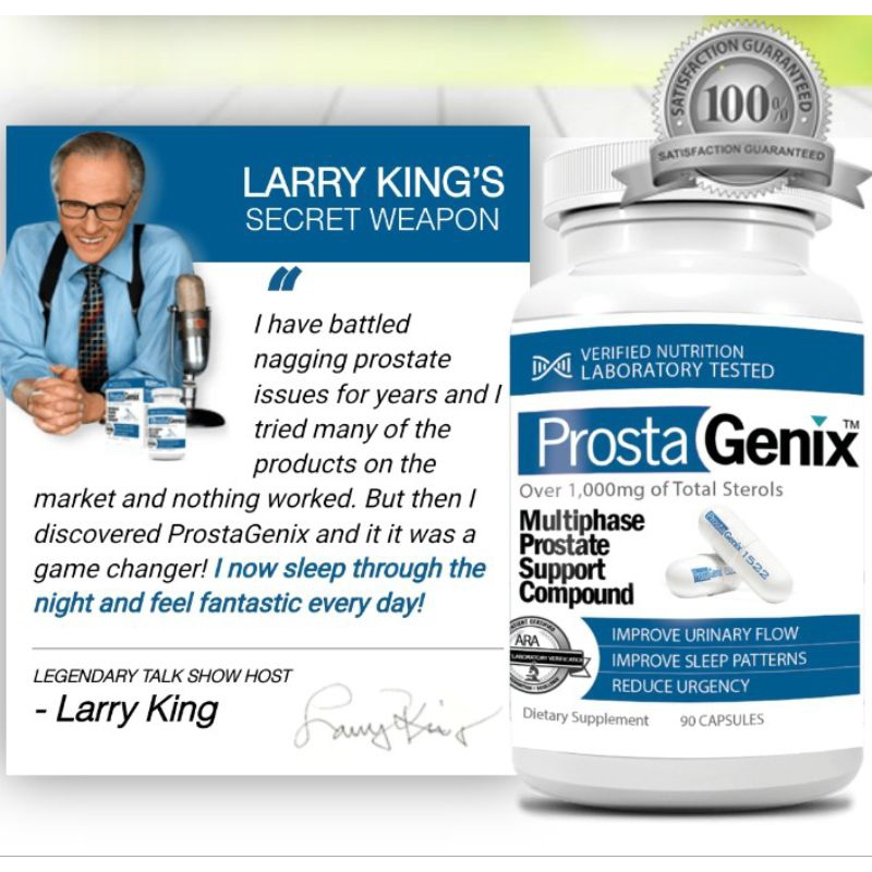 ProstaGenix Multiphase Prostate Support Compound. 60 Capsules | Shopee ...