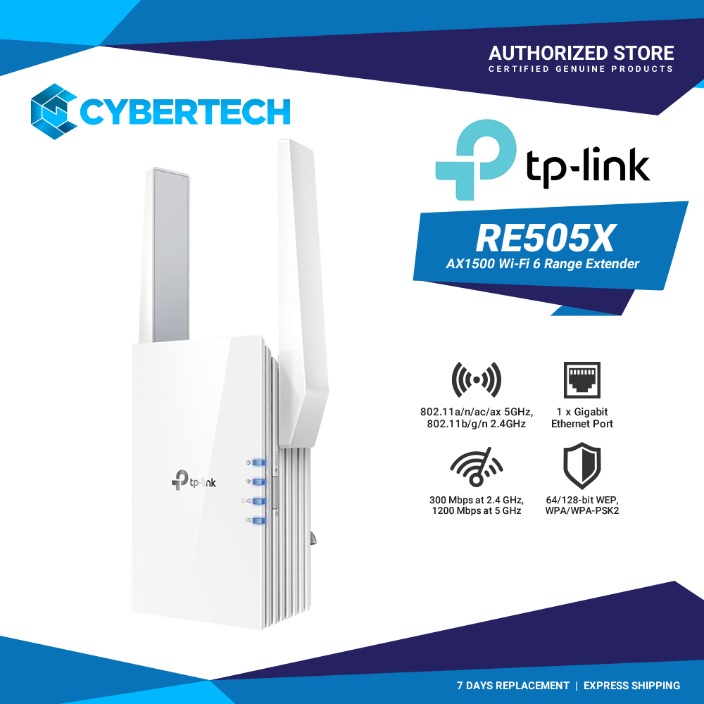 TP-Link RE505X AX1500 Wi-Fi 6 Range Extender | Shopee Philippines