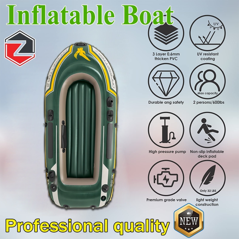 Fishing Boat Kayaking 2/3 Person Inflatable Boat Rubber Inflatable ...