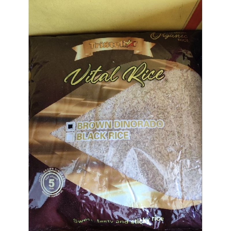 VITAL BROWN DINORADO ORGANIC RICE - NEW PACKAGING | Shopee Philippines