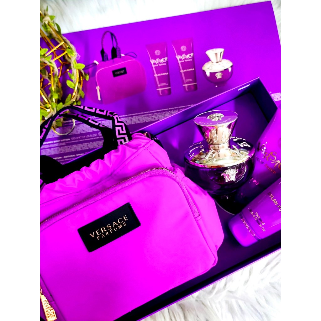 Versace Dylan Purple Setx4 100ml Edp+100ml BL+100ml SG+Versace Soft ...