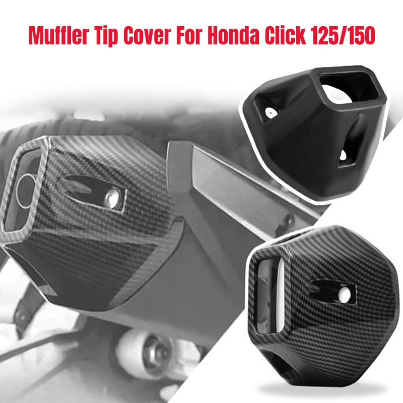 Motorcycle Muffler Tip Cover For Honda Click 125/150 Exhaust Tip Cover ...