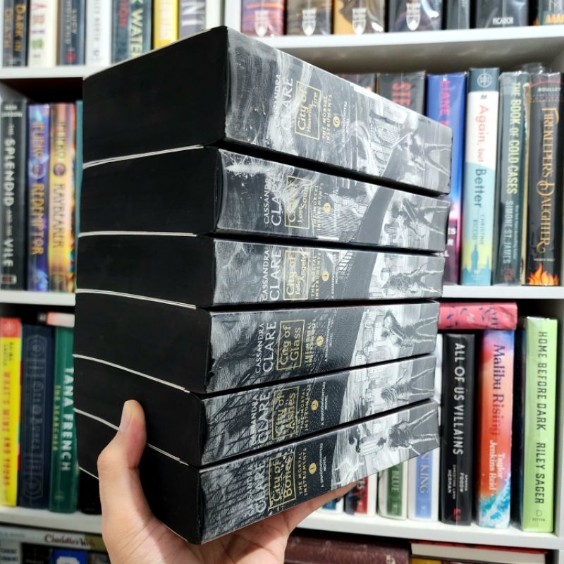 The Mortal Instruments Set by Cassandra Clare (Paperback, Sprayed Edges ...