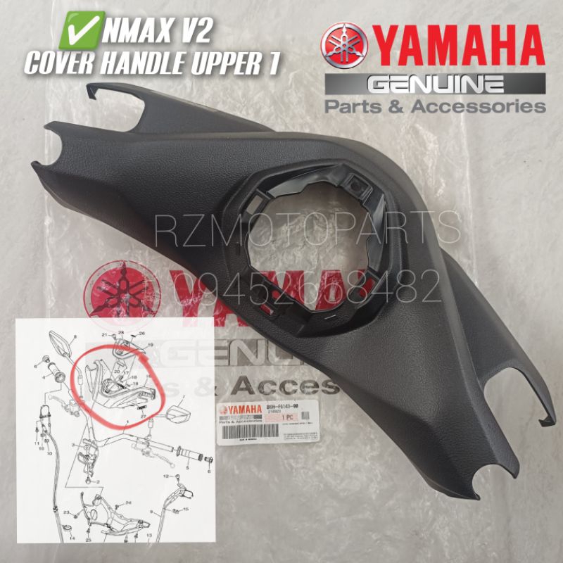 NMAX V2 COVER HANDLE BAR UPPER 1 | Shopee Philippines